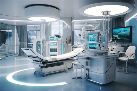 Premium AI Image Photoshoot Of AI Augmented Healthcare Showcasi Ai