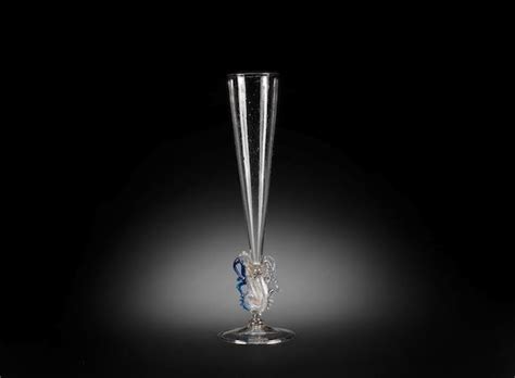 Bonhams A Façon De Venise Winged Wine Flute Second Half 17th Century