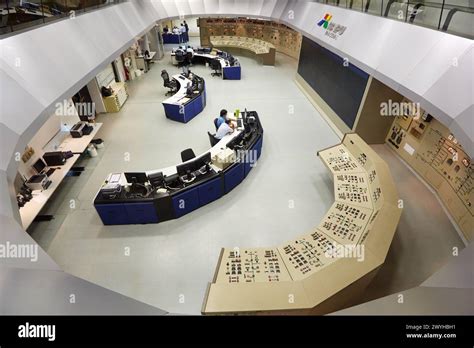 Control Room Itaipu Binacional Hydroelectric Power Plant Generator Of