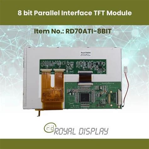 RD70ATI 8BIT 8 Bit Parallel Interface TFT Display White At 6500