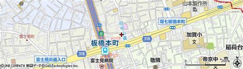 東京都板橋区本町36 18の地図 住所一覧検索｜地図マピオン