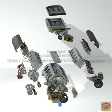 Stl File Corvette Z06 Lt4 Engine 🌆・model To Download And 3d Print・cults