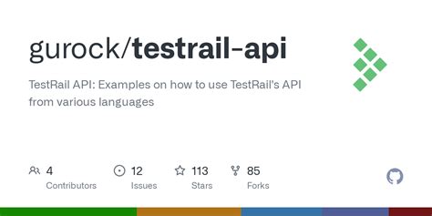 Github Gurock Testrail Api Testrail Api Examples On How To Use