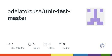 Github Odelatorsuse Unir Test Master