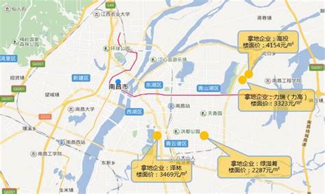 南昌各个区的分布图 最新南昌地图全图 南昌市区域划分图 大山谷图库