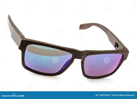 Polarized Sunglasses Isolated On White Background Stock Photo Image