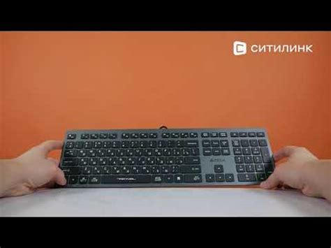 Обзор Клавиатуры A4TECH Fstyler FX60 | Ситилинк - YouTube