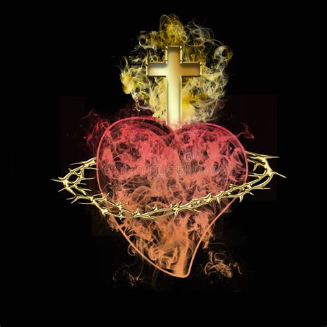 Sacred Heart Jesus Symbol Stock Illustrations 1580 Sacred Heart