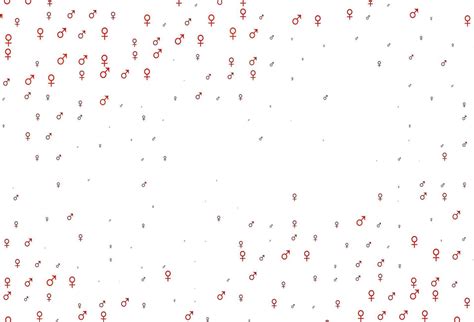 Light Orange Vector Background With Gender Symbols Vector Art At Vecteezy