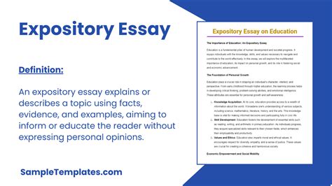 FREE 12 Sample Expository Essay Templates In Word PDF