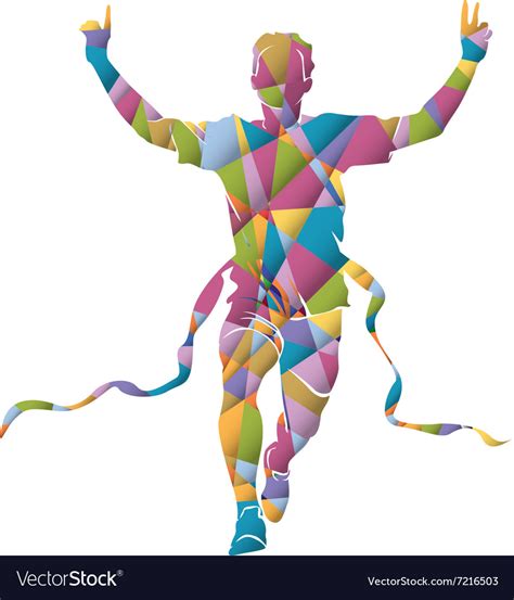 Running Winner Vector 2016 Running Winner Athletics Summer Games Icon