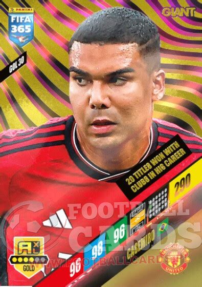 Fifa Manchester United Gold Casemiro Gol Footballcards