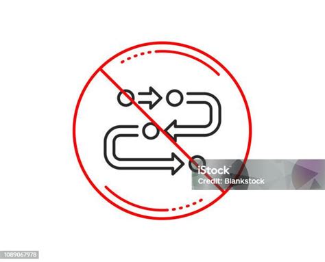 Methodology Line Icon Development Process Sign Vector Stock