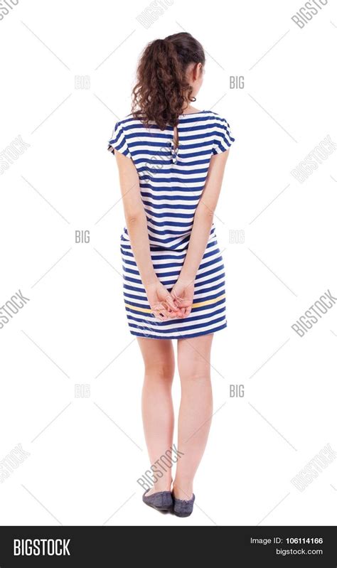 Back View Standing Image And Photo Free Trial Bigstock