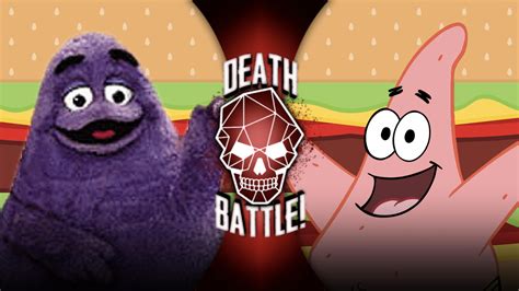 Grimace Vs Patrick Star Mcdonalds Vs Spongebob Squarepants R Deathbattlematchups
