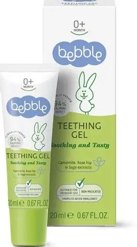Bebble гель для десен при прорезывании зубов, 0+, гель для местного ...