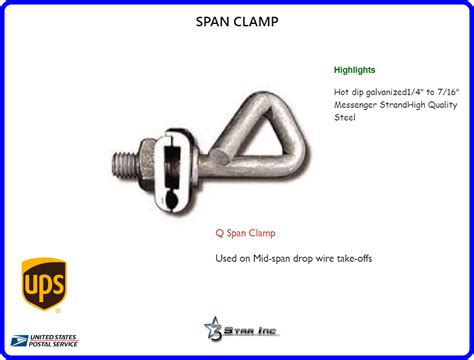 Span Clamp 3 Star Incorporated