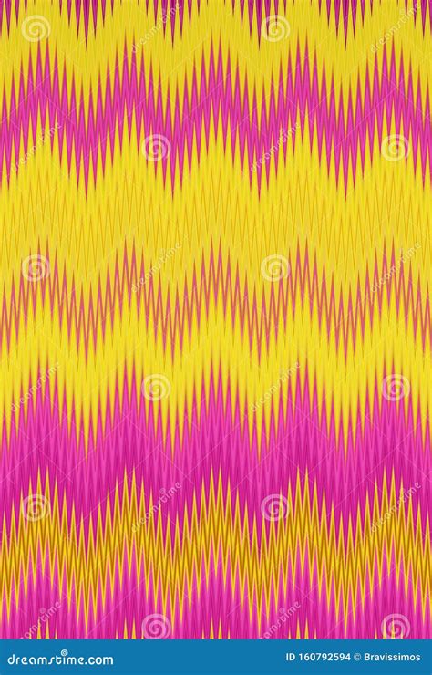 Chevron Zigzag Pink Pattern Background Rose Colored Geometric Stock Illustration Illustration