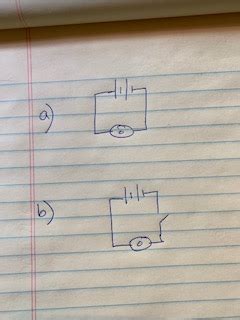 For Each Of The Following Scenarios Set Up A Physical Circuit That Meets The Criteria And Draw A