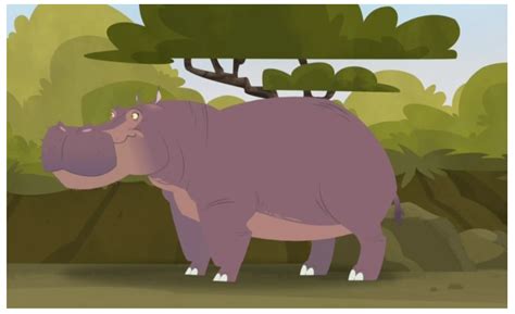 Hippopotamus The Large Semiaquatic Mammal Of Africa