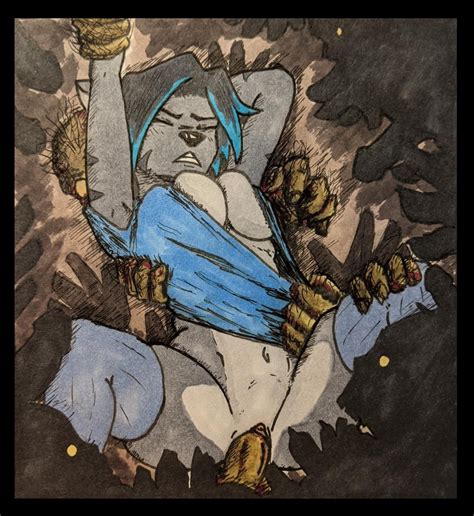 Rule 34 Anthro Bengal Cat Bite Bite Mark Bite Marks Black Hair Blue Black Hair Blue Eyes Blue