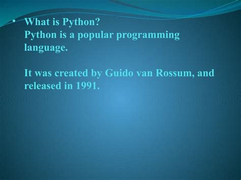 Learn About Python Power Point Presentation Ppt
