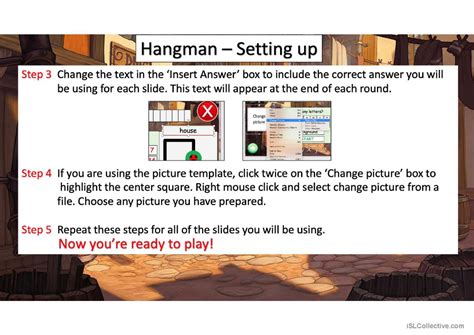 Hangman Powerpoint Game English Esl Powerpoints