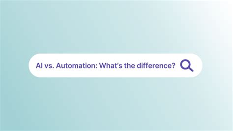Ai Vs Automation Whats The Difference