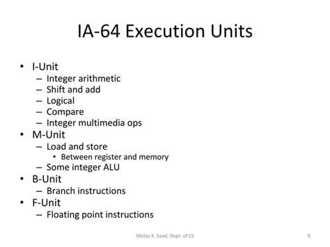 Intel 64bit Architecture Ppt