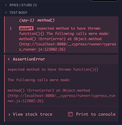 Sinon Chai Thrown Assertion Not Working As Expected · Issue 24120 · Cypress Iocypress · Github