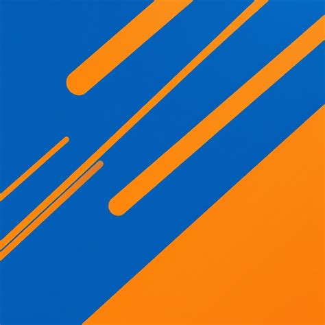 Fondo Azul Y Naranja Abstracto Con Líneas Diagonales Imagen Premium