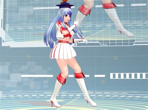 【東方mmd】レースクイーン姿の上白沢慧音がyoasobiのアイドルを踊ります ニコニコ動画