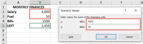 how to use the scenario manager in microsoft excel