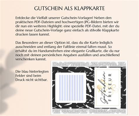 Friseur Gutschein Vorlage Zum Ausdrucken Gutscheinvorlage Friseurbesuch