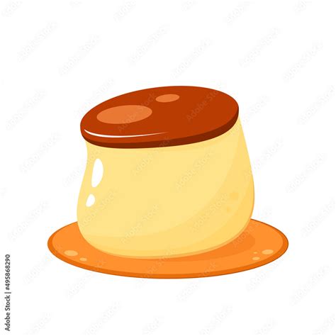 Pudding Vector Symbol Pudding Logo Design Stock Vector Adobe Stock