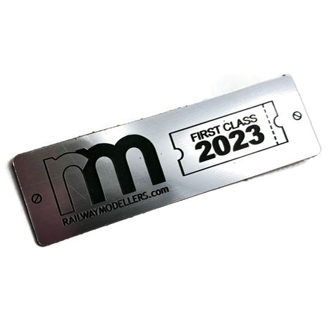 First Class 2023 Layout Plaque