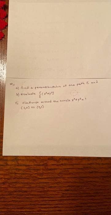 Solved Fn A Find A Parametrization Of The Path C And B Chegg