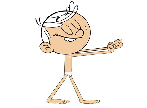 Lincoln Loud Dancing The Running Man In Underwear By Blmt2004 On