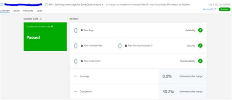Sonarqube Dashboard Is Empty In Pr Analysis Sonarqube Server