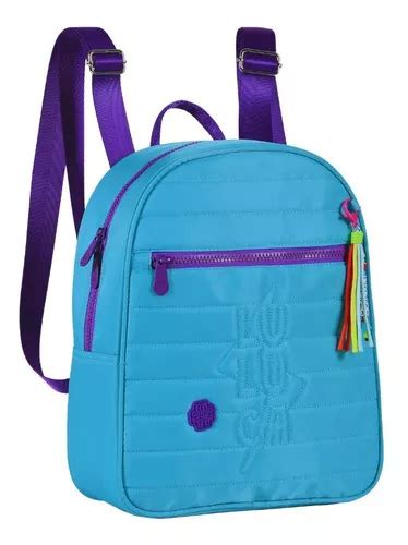 Mochila Oficial De Nylon Luluca Lu Azul MercadoLibre