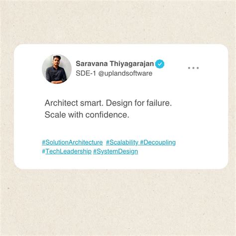🚀 Architect Smart Saravana Thiyagarajan