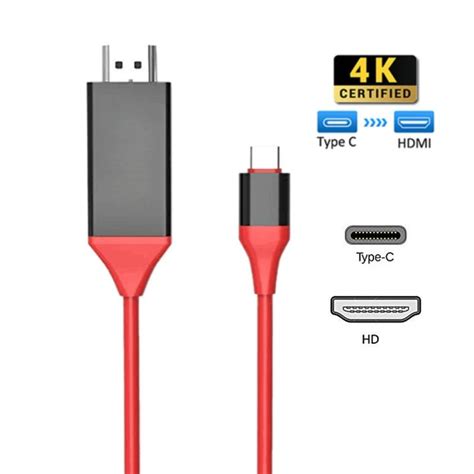 4k 1080p Usb 31 Type C To Hdmi Compatible Adapter Cable Usb C To Hdmi