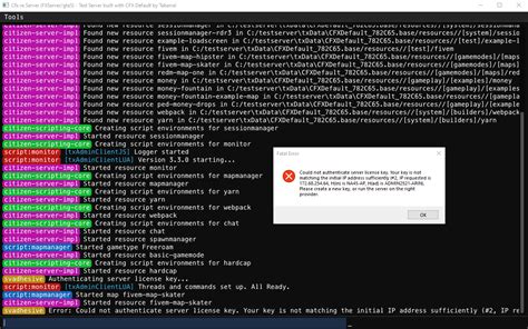 could not authenticate server license key quite urgent server