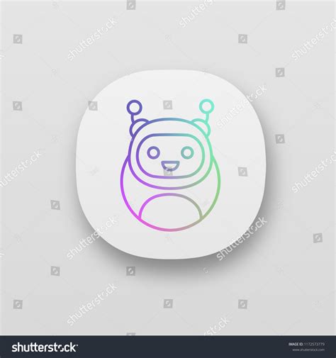 Chatbot App Icon Uiux User Interface Stock Vector Royalty Free 1172573779 Shutterstock