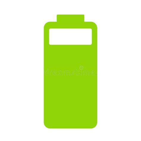 Battery Charge Level Indicator Bar Icon Full Empty Or Loading On White For Design Stock
