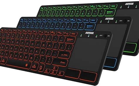 Arteck Keyboard Review Backlit Bluetooth Touchpad Keyboard Mini Pc