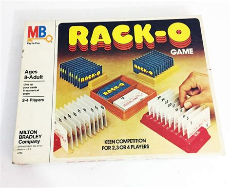 Vintage Rack O Card Game Board Game By Parker Brothers Complete