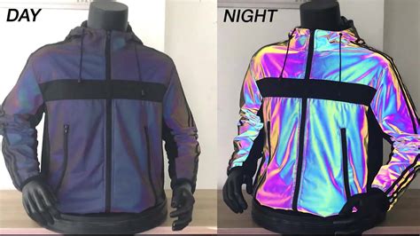The Iridescent Reflective Fabric For Fashion Garments Dayand Night