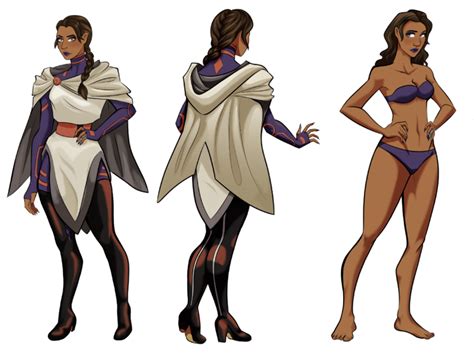 A Character Design Reference Sheet Dndwebtooncomicanimation