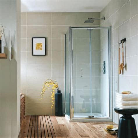 Bi Fold Shower Door 900mm 6mm Safety Glass Tileandbathco